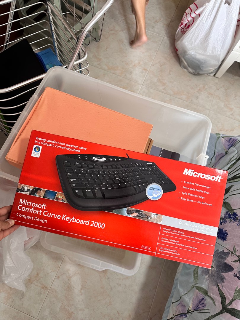 Microsoft Comfort Curve Keyboard, Computers & Tech, Parts & Accessories ...