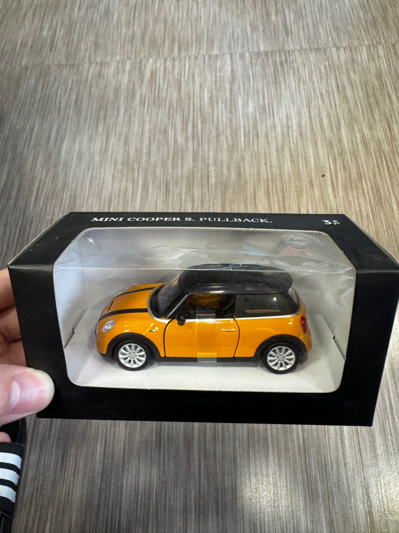 Mini Cooper S. Pullback Toy Car, Hobbies & Toys, Toys & Games on Carousell