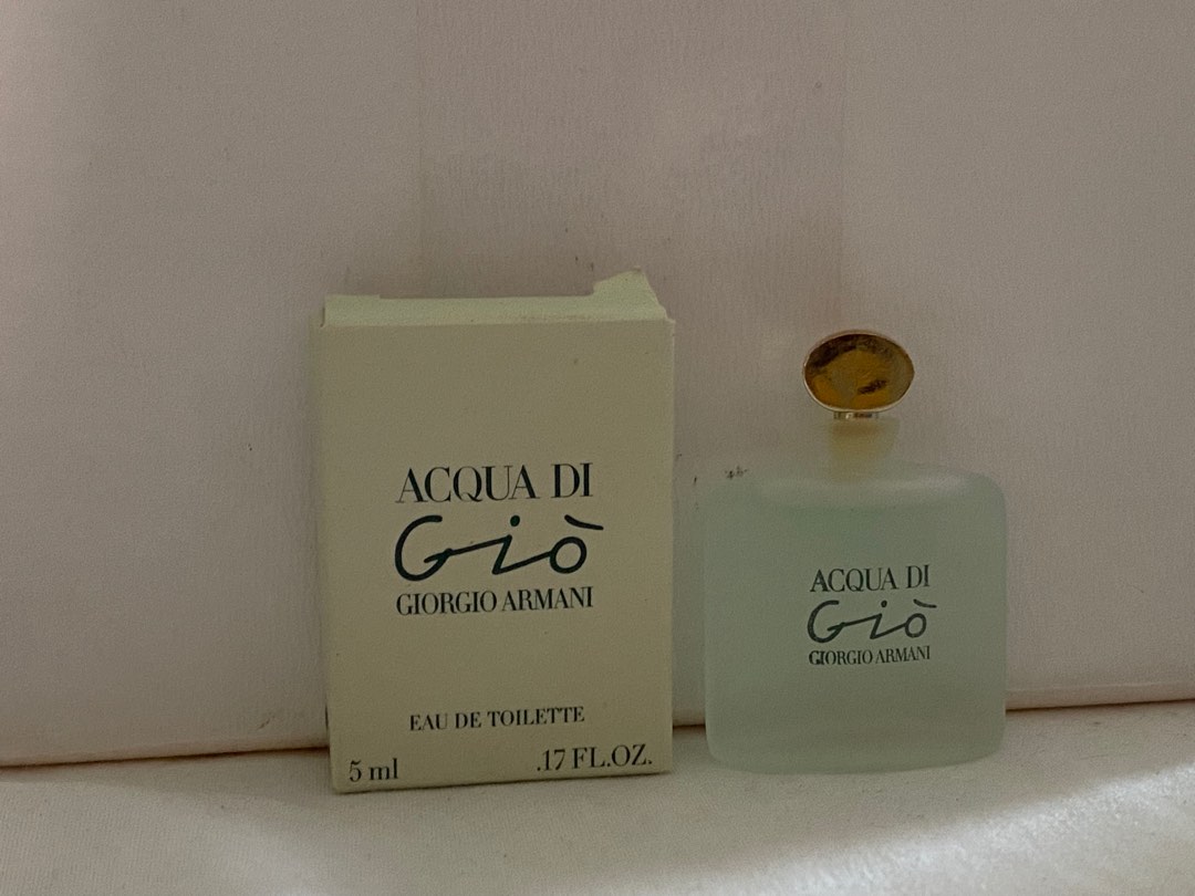 Mini Perfume Acqua Di Gio 5ml, Beauty & Personal Care, Fragrance ...