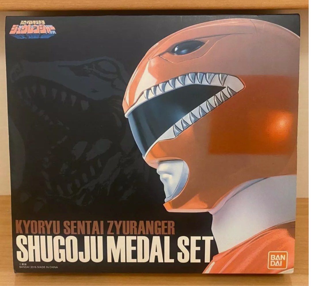 MMPR Kyoryu Sentai Zyuranger Shugoju Medal Set, Hobbies & Toys ...