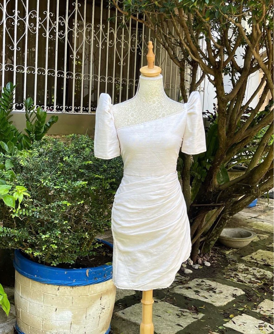 Modern Filipiniana Oath taking dress, Women's Fashion, Dresses & Sets ...