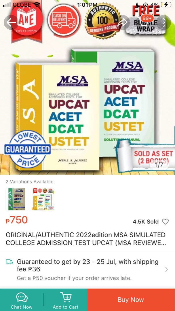 MSA SIMULATED ADMISSION TESTS FOR UPCAT, ACET, DCAT, USTET & OTHER ... MSA SIMULATED ADMISSION TESTS FOR UPCAT, ACET, DCAT, USTET & OTHER ...