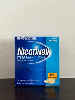 Nicotinell Nicotine Patch 21mg Quit Smoking, Health & Nutrition, Health ...