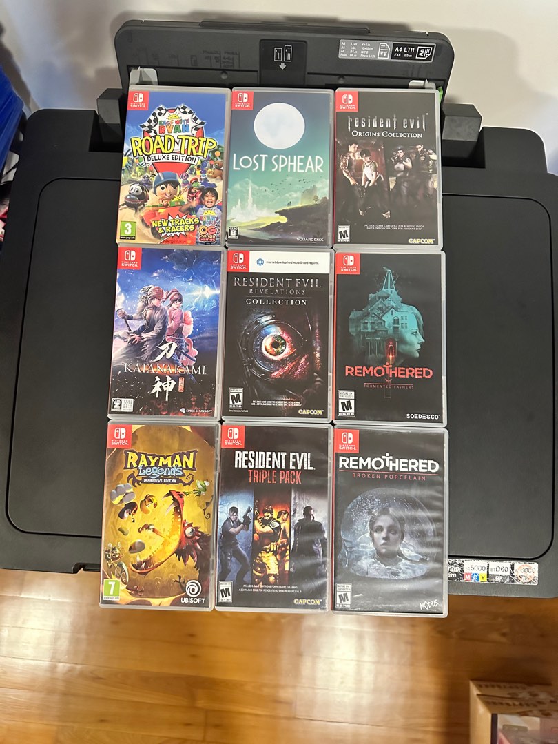 Nintendo Switch game Road trip / Lost Sphear / Resident evil origins ...