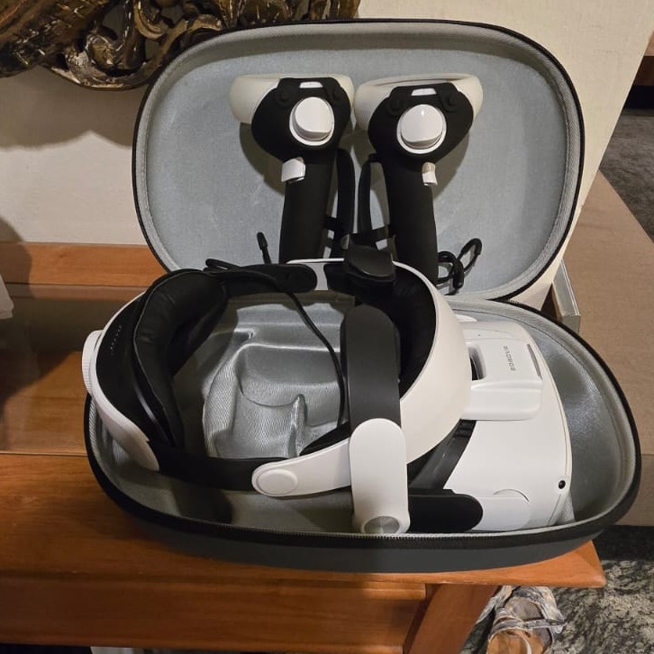 Oculus Quest2 128gb complete set & BOBVR elite strap, fan, travel case ...