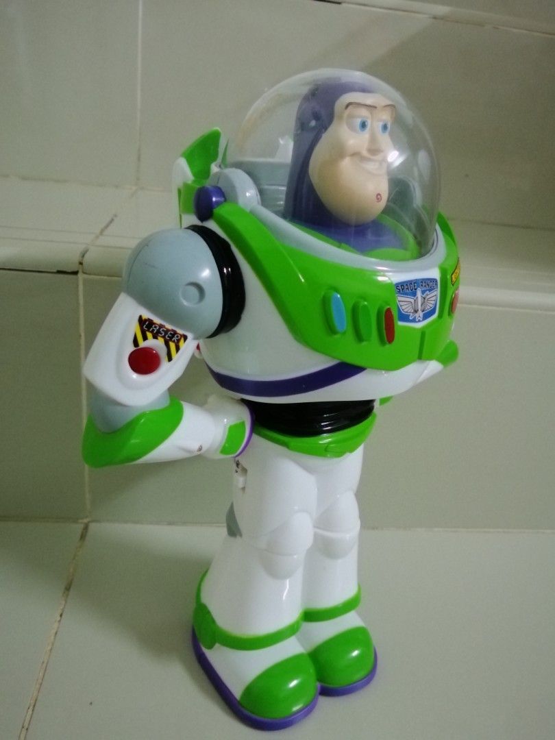 Original Disney/Pixar Toy Story Buzz Lightyear Bubble Blower Light ...