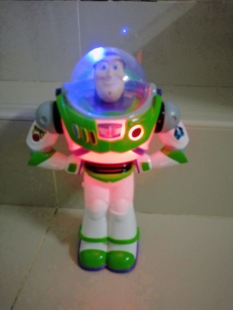 Original Disney/Pixar Toy Story Buzz Lightyear Bubble Blower Light ...