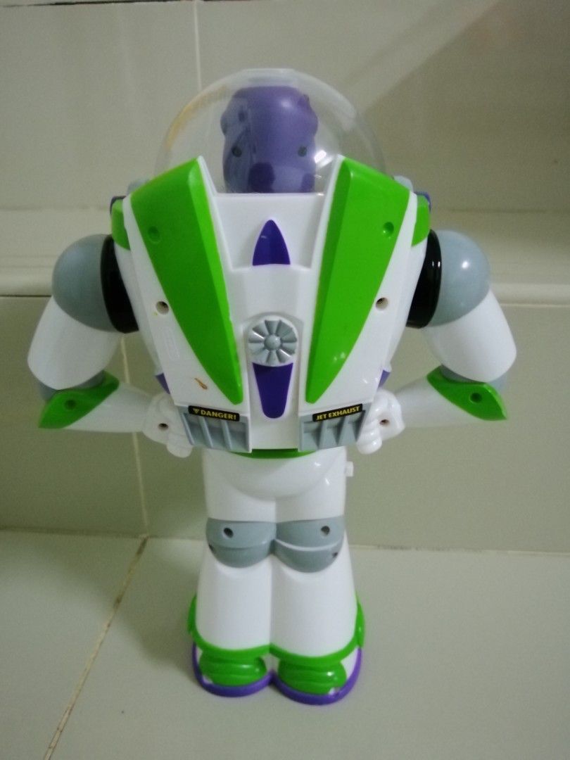 Original Disney/Pixar Toy Story Buzz Lightyear Bubble Blower Light ...