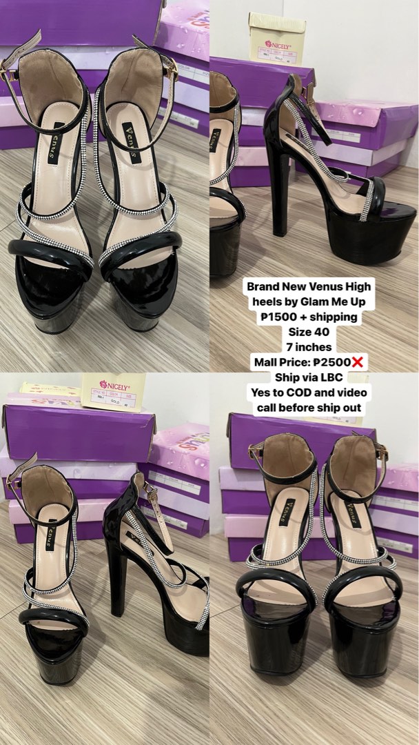Pageant heels high heels, Women's Fashion, Footwear, Heels on Carousell