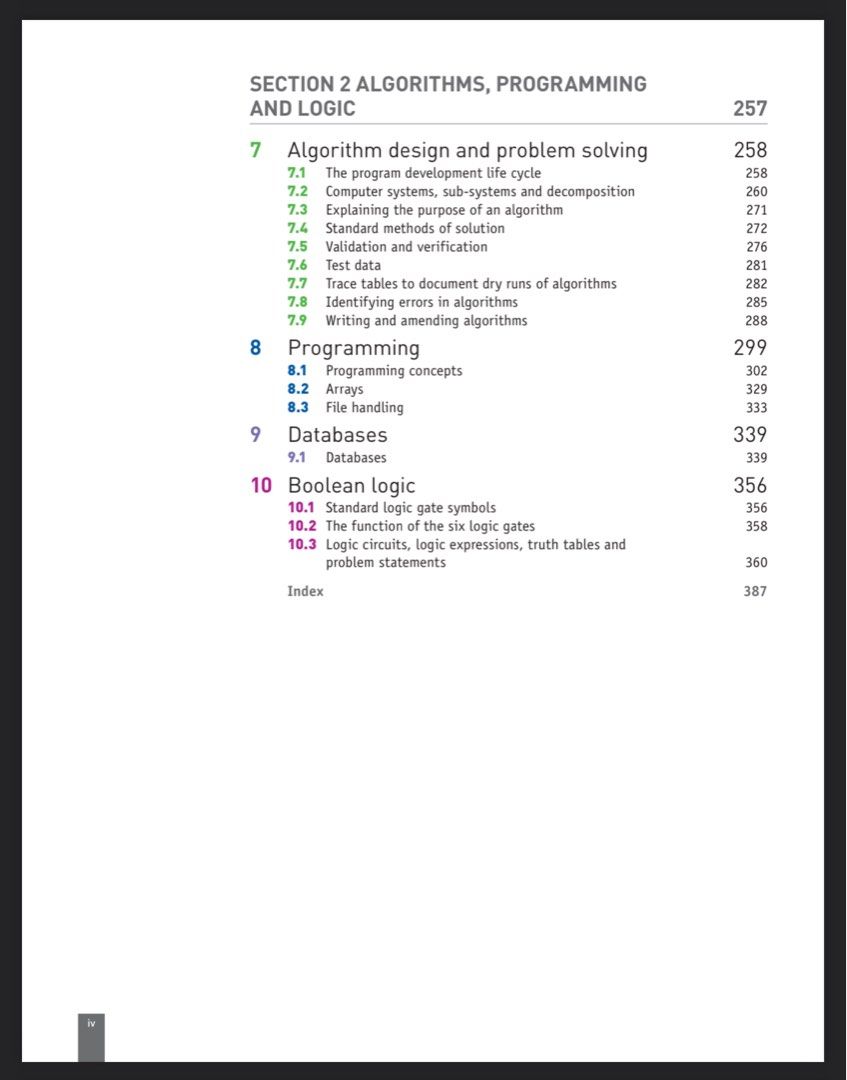 PDF Computer Science IGCSE Textbook, Hobbies & Toys, Books & Magazines ...