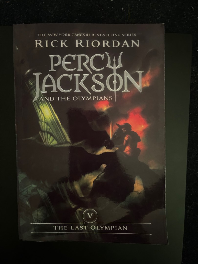 percy jackson the last olympian by rick riordan, Hobbies & Toys, Books ...