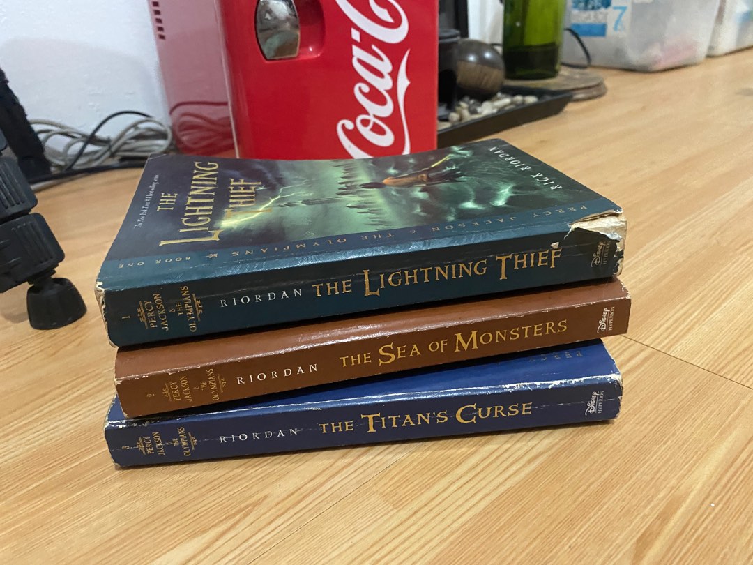 Percy Jackson Trilogy, Hobbies & Toys, Books & Magazines, Fiction & Non ...
