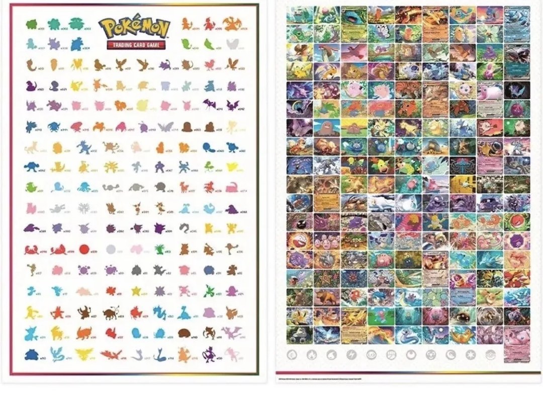Pokemon 151 POSTER ONLY, Hobbies & Toys, Memorabilia & Collectibles ...