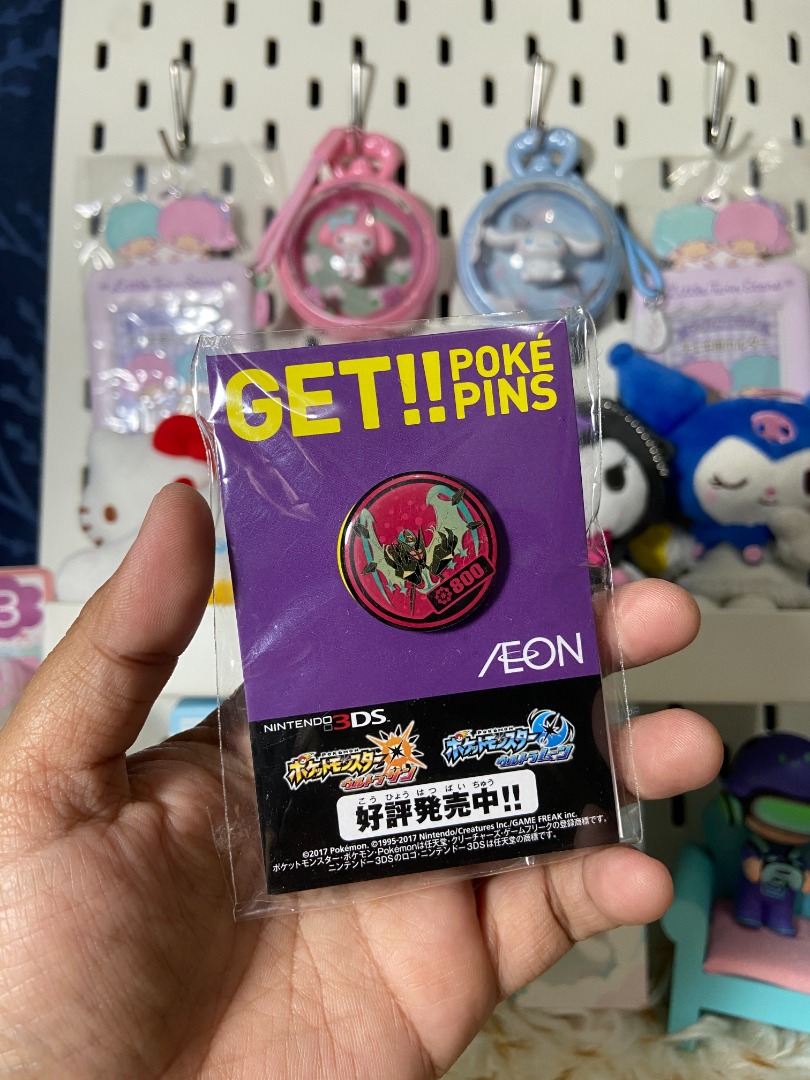 Pokemon Aeon Poke Pin Badge (Sealed), Hobbies & Toys, Toys & Games on ...