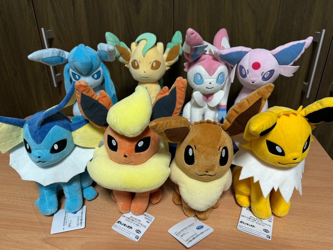 Pokemon Eevee Eeveelution Plush [Banpresto / Claw Machine], Hobbies ...