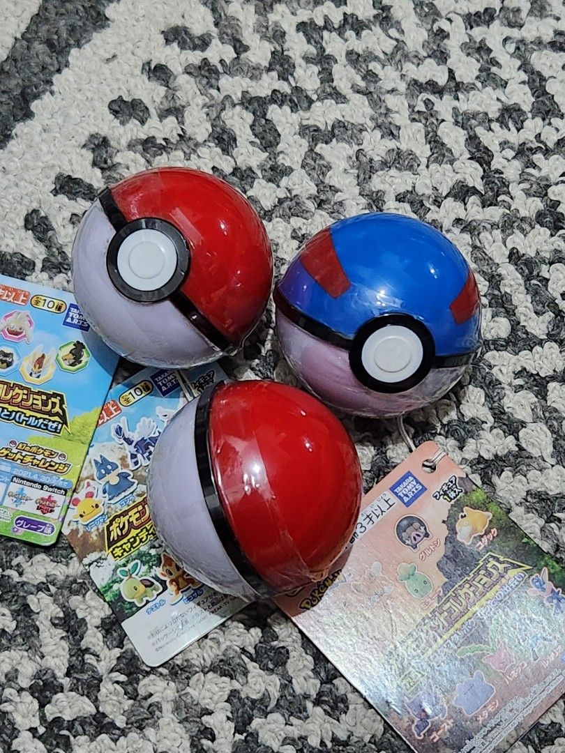 Pokemon Pokeball Figure, Hobbies & Toys, Memorabilia & Collectibles ...