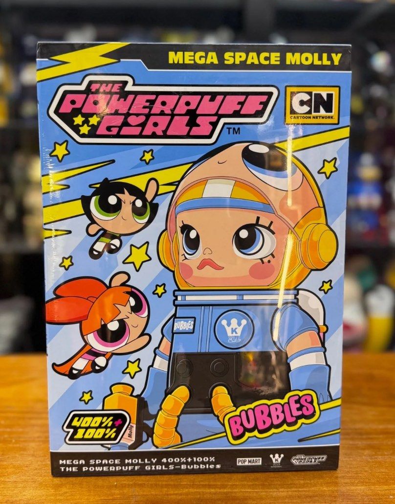Pop Mart Mega Molly x Powerpuff Girls - Bubbles, Hobbies & Toys, Toys ...
