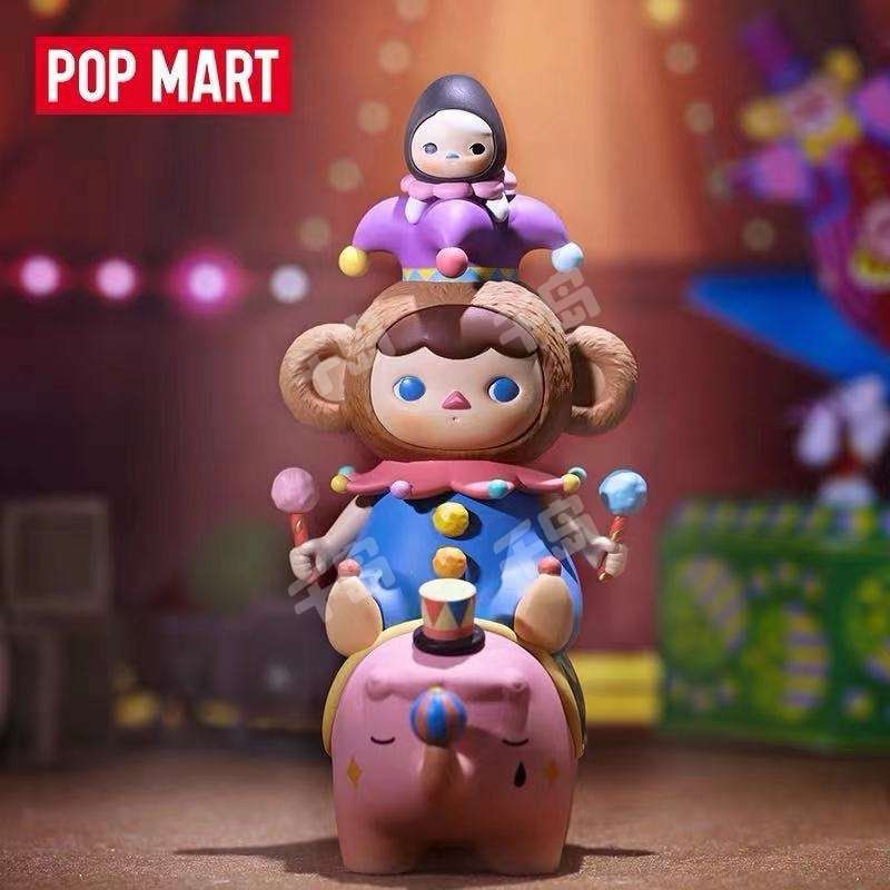 Pop mart Pucky circus acrobatics baby Pucky bunny baby Labubu spongebob ...