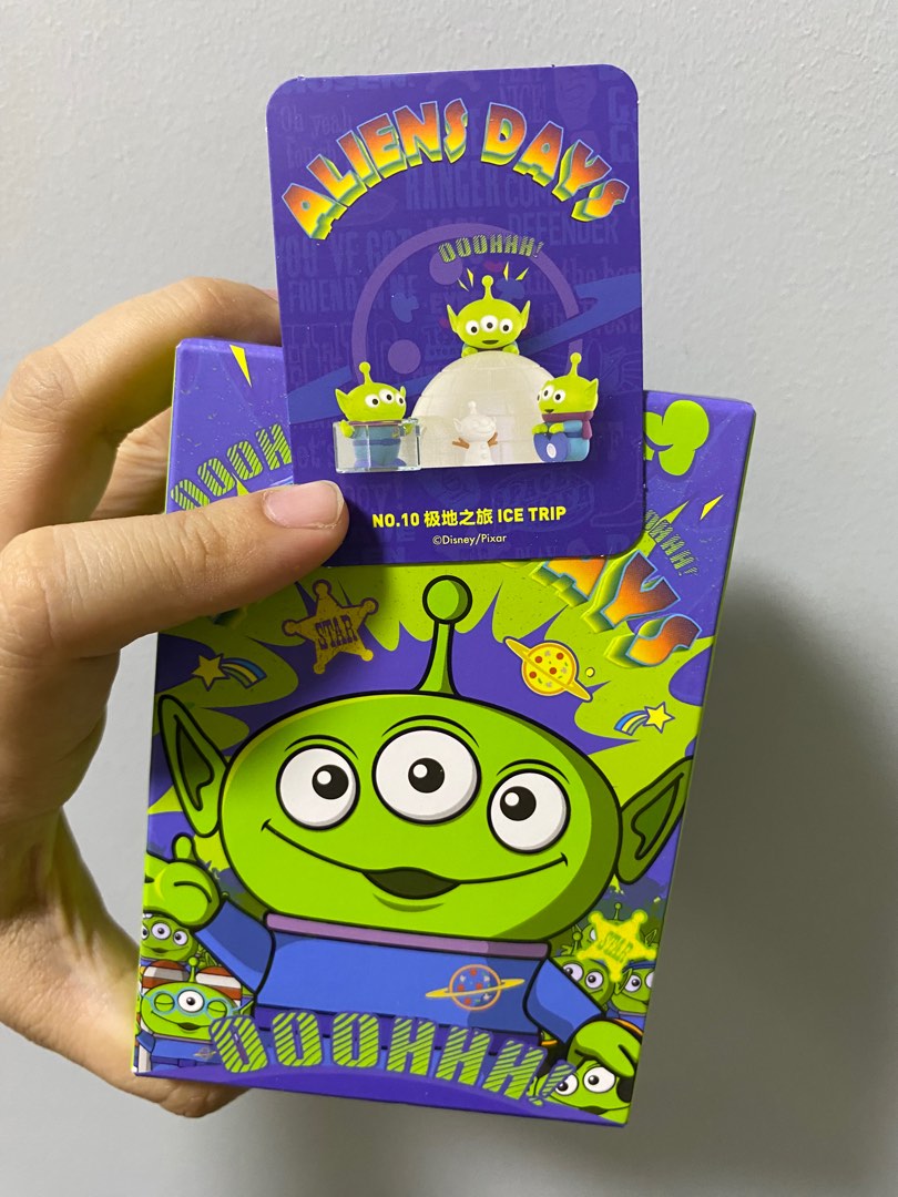 POPMART Disney Pixar Aliens Days - ICE TRIP/ ENGINE DRIVER / BURGER CAR ...