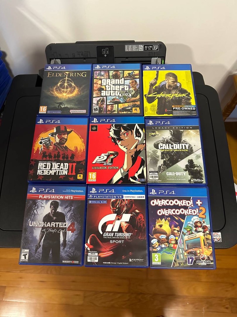 PS4 game Elden ring / GTA V / Cyberpunk / Red dead redemption 2 ...