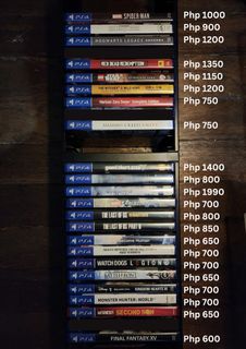 PS4 Games For Sale, Video Gaming, Video Games, PlayStation on Carousell