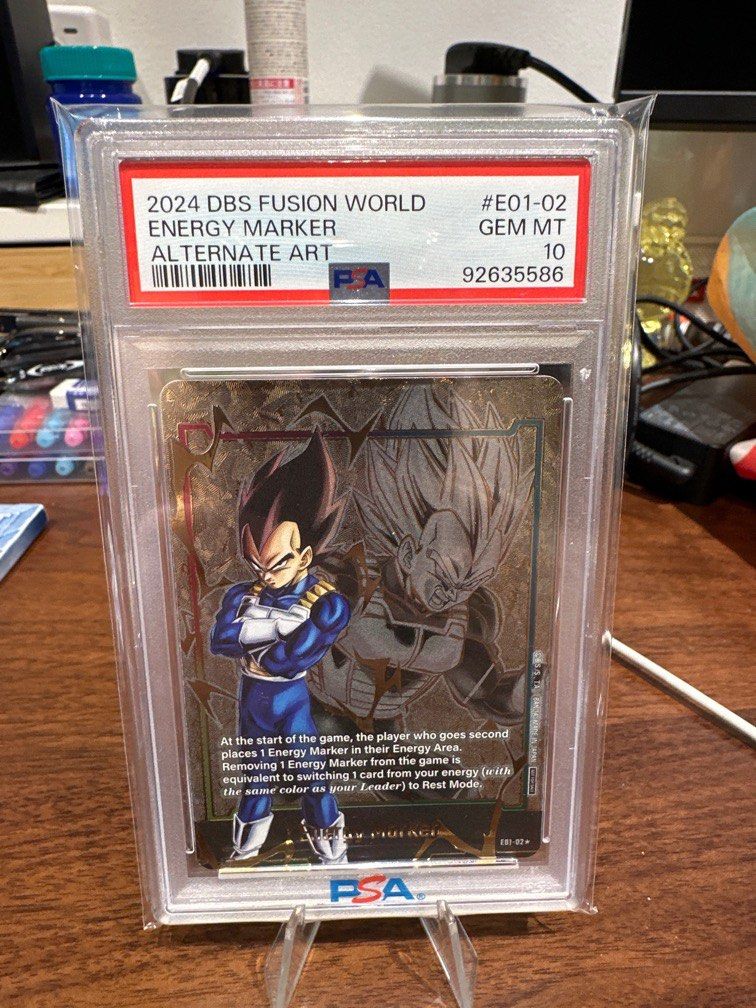 PSA 10 vegeta aa energy marker 2024 fusion world energy marker, Hobbies ...