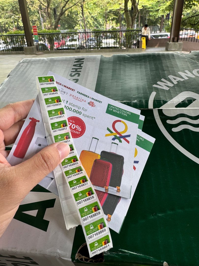 RANCH MARKET STAMP ( 10 stamp ) lengkap, Tiket & Voucher, Kartu Hadiah ...