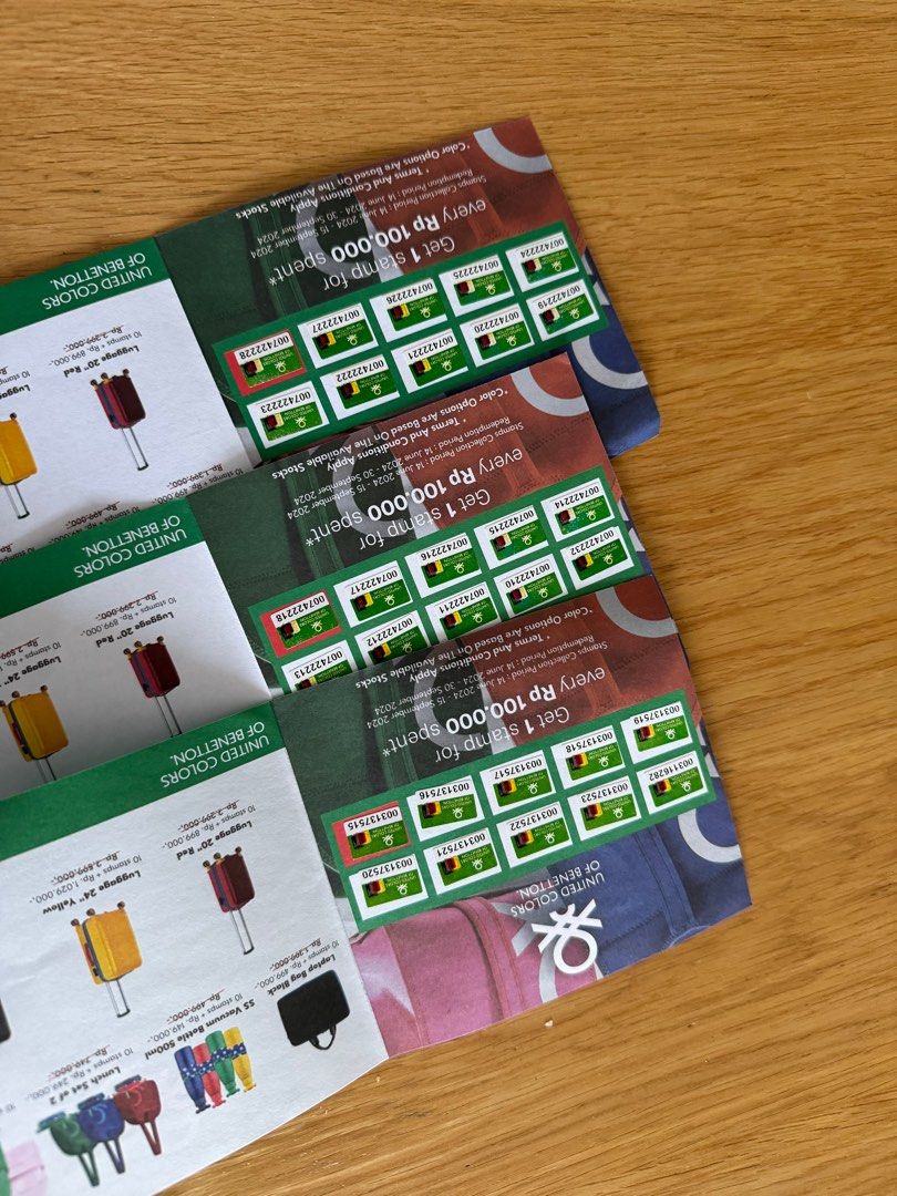 RANCH MARKET STAMP ( 10 stamp ) lengkap, Tiket & Voucher, Kartu Hadiah ...