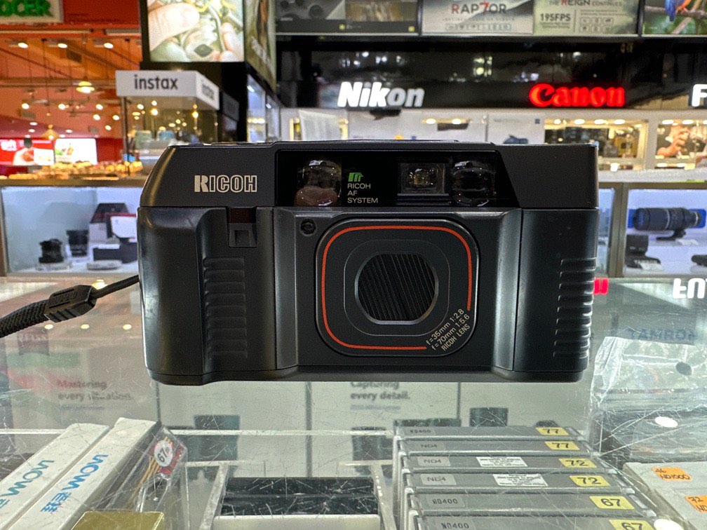 Ricoh TF-500D Point & Shoot Film Camera, Photography, Cameras on Carousell