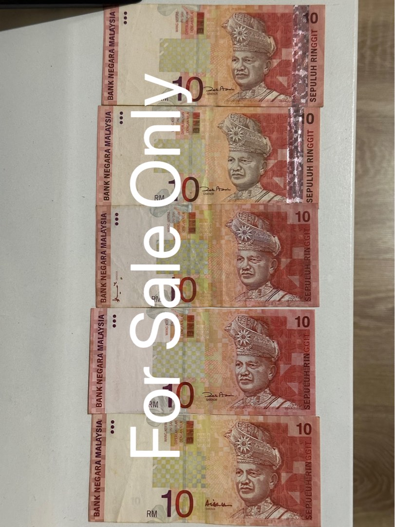 RM 10 old note, Hobbies & Toys, Collectibles & Memorabilia, Currency on ...