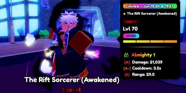 Roblox Almighty Gojo / Rift Sorcerer ( Limited Full AoE ), Video Gaming ...