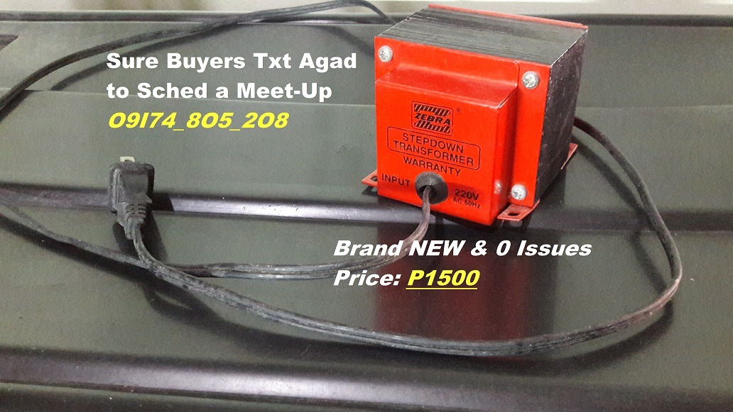 RUSH 0 Issues Authentic Transformer 250W Dual Output Zebra Step-Down ...