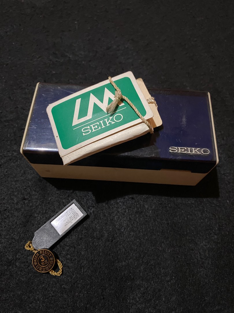 SEIKO LORD MARVEL HARD CASE VINTAGE WITH INSTRUCTION CARD, Hobbies ...