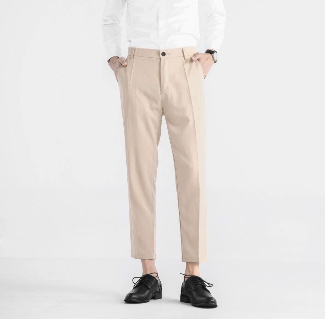 Seluar Slack Korean Style | Khaki Colour, Men's Fashion, Bottoms ...