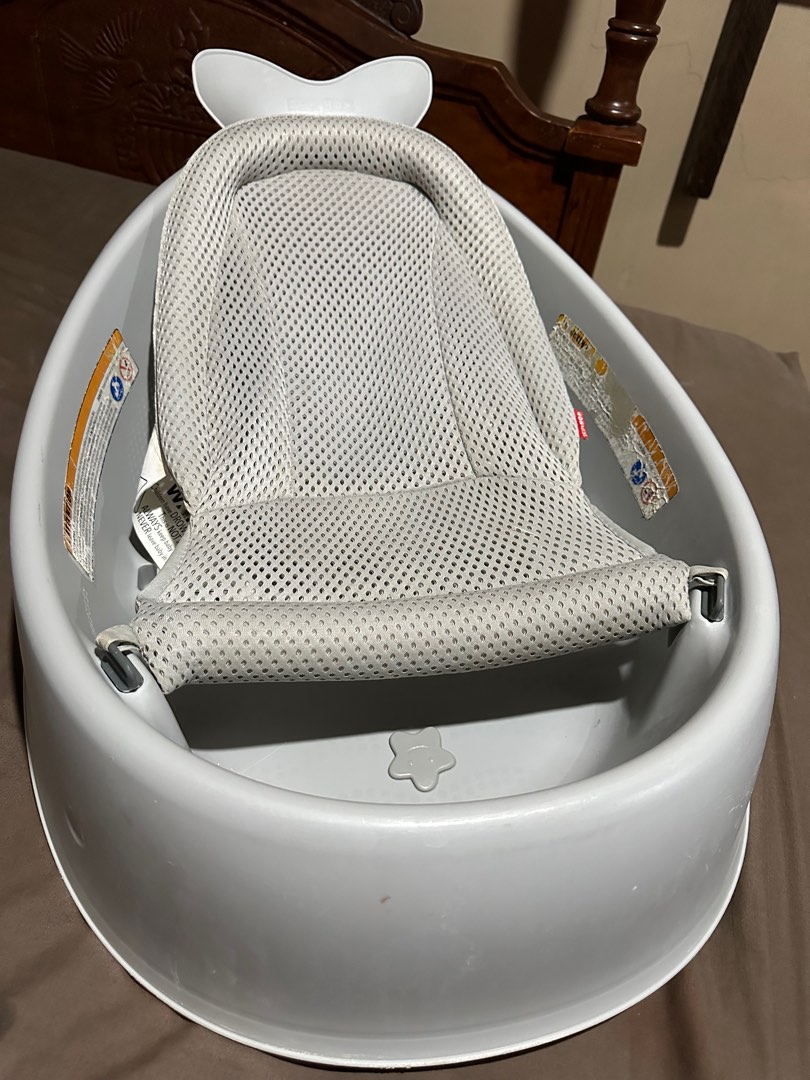 Skip Hop MOBY Smart Sling 3-Stage Tub - Grey, Babies & Kids, Bathing ...
