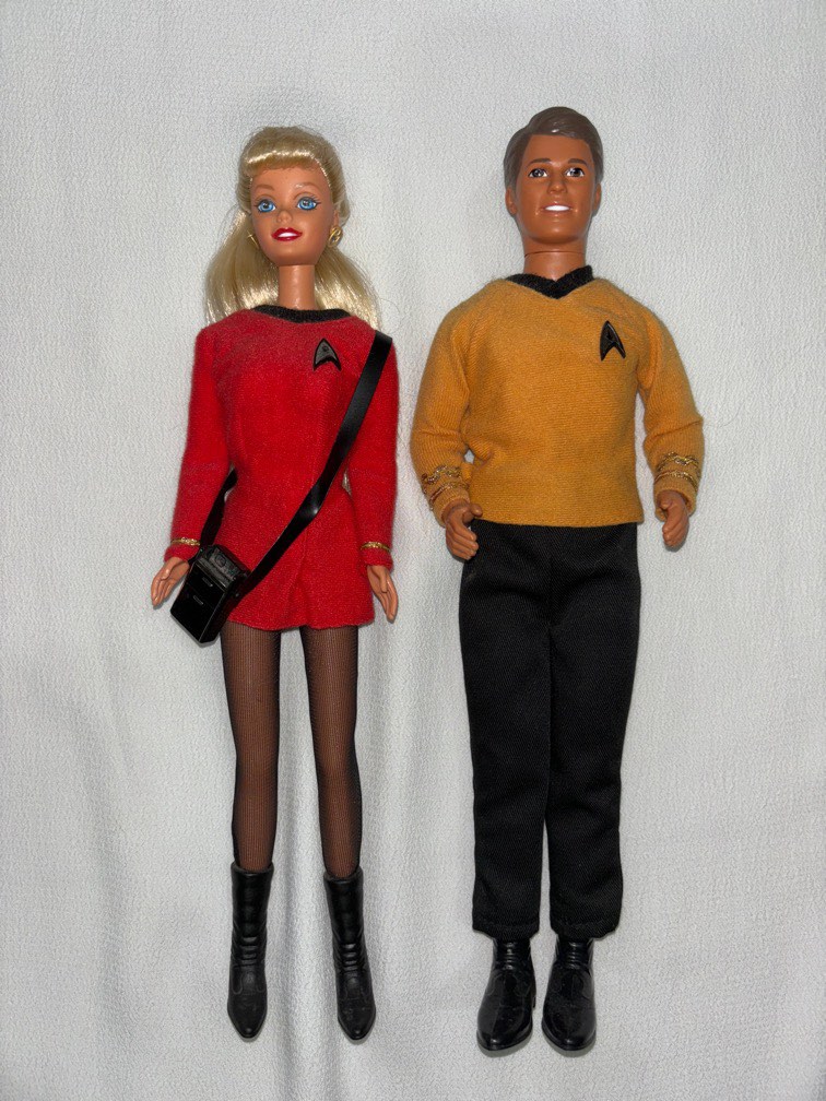Star Trek Barbie & Ken Doll Set, Hobbies & Toys, Toys & Games on Carousell