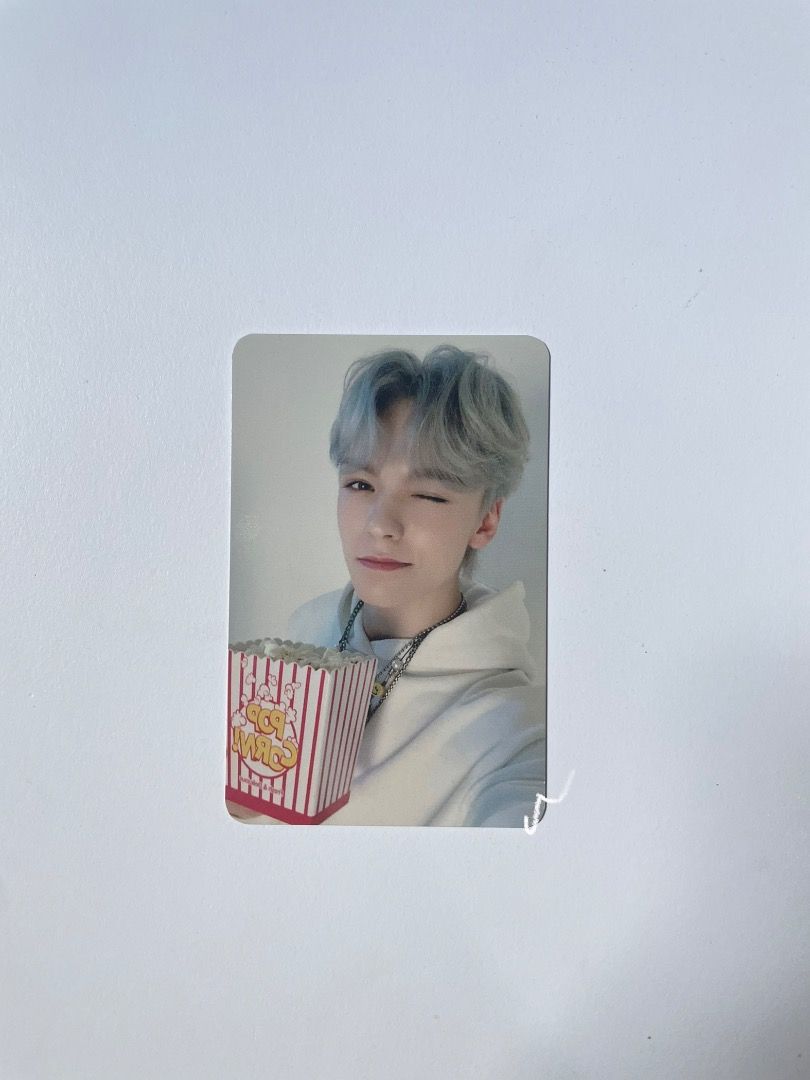SVT Seventeen Vernon Popcorn Season's Greetings 2020 with Mingyu Face ...