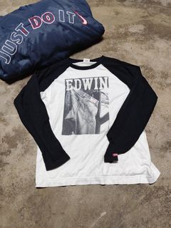 EDWIN box logo, Men's Fashion, Tops & Sets, Tshirts & Polo Shirts on ...