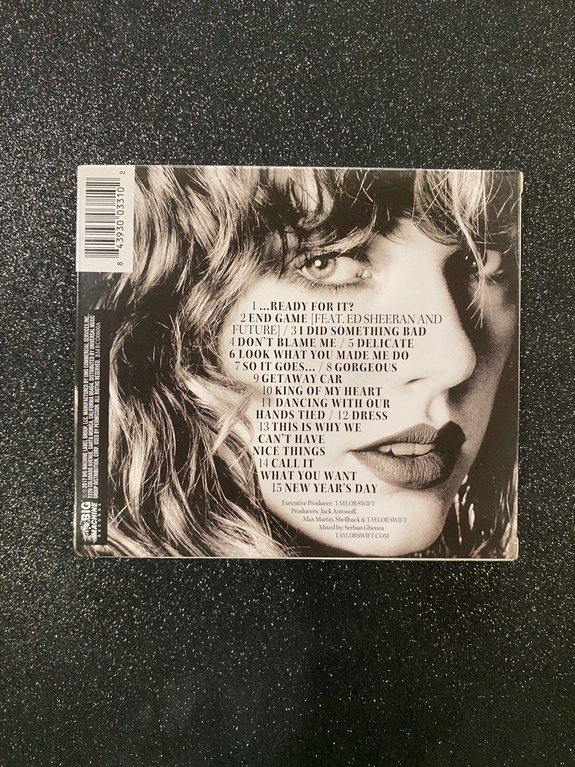 Taylor Swift Reputation Album, Hobbies & Toys, Music & Media, CDs ...