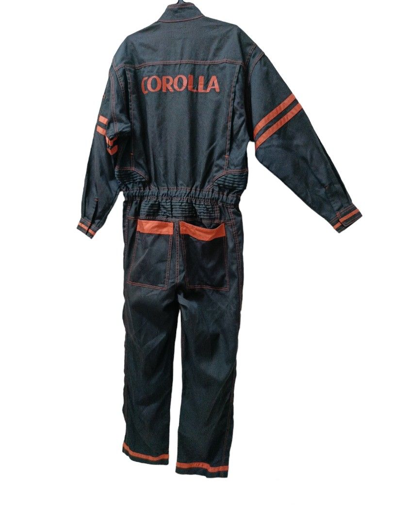 TOYOTA COROLLA RACING MECHANIC OVERALL COVERALL, Men's Fashion, Coats ...