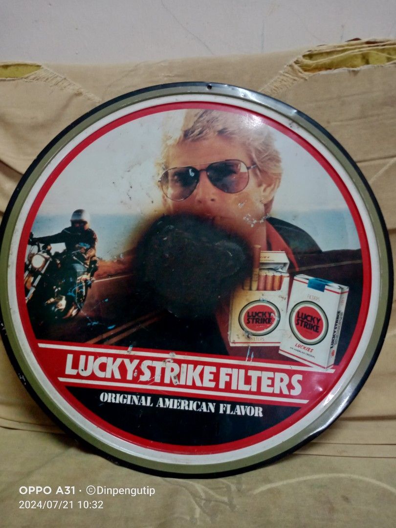 Tray Lucky Strike, Hobbies & Toys, Collectibles & Memorabilia ...