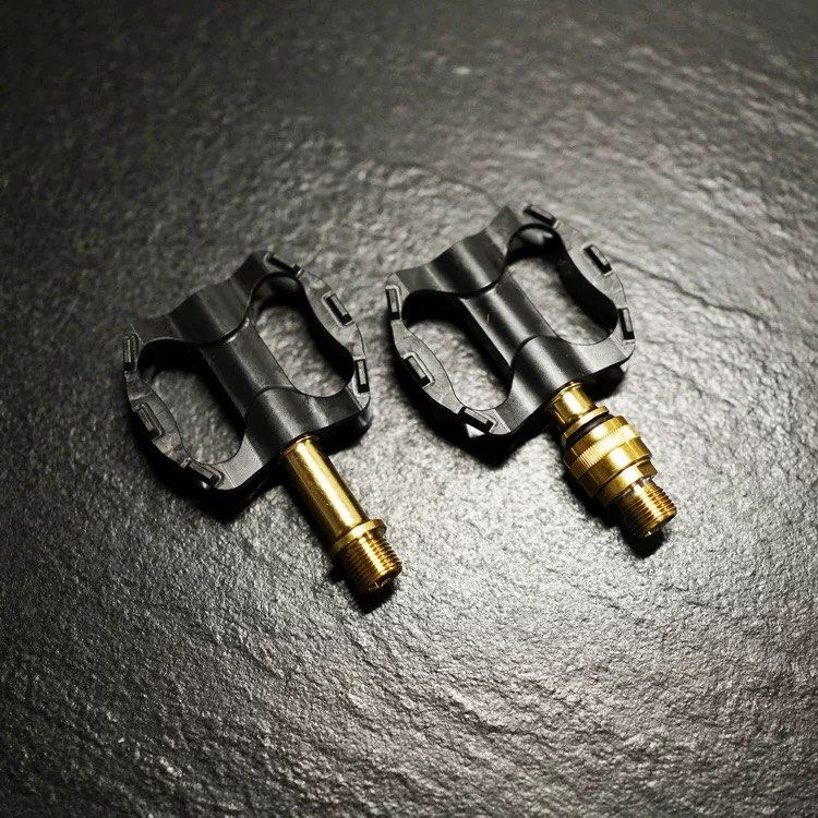 Union jack pedal titanium axle POM pedal left side quick release for ...
