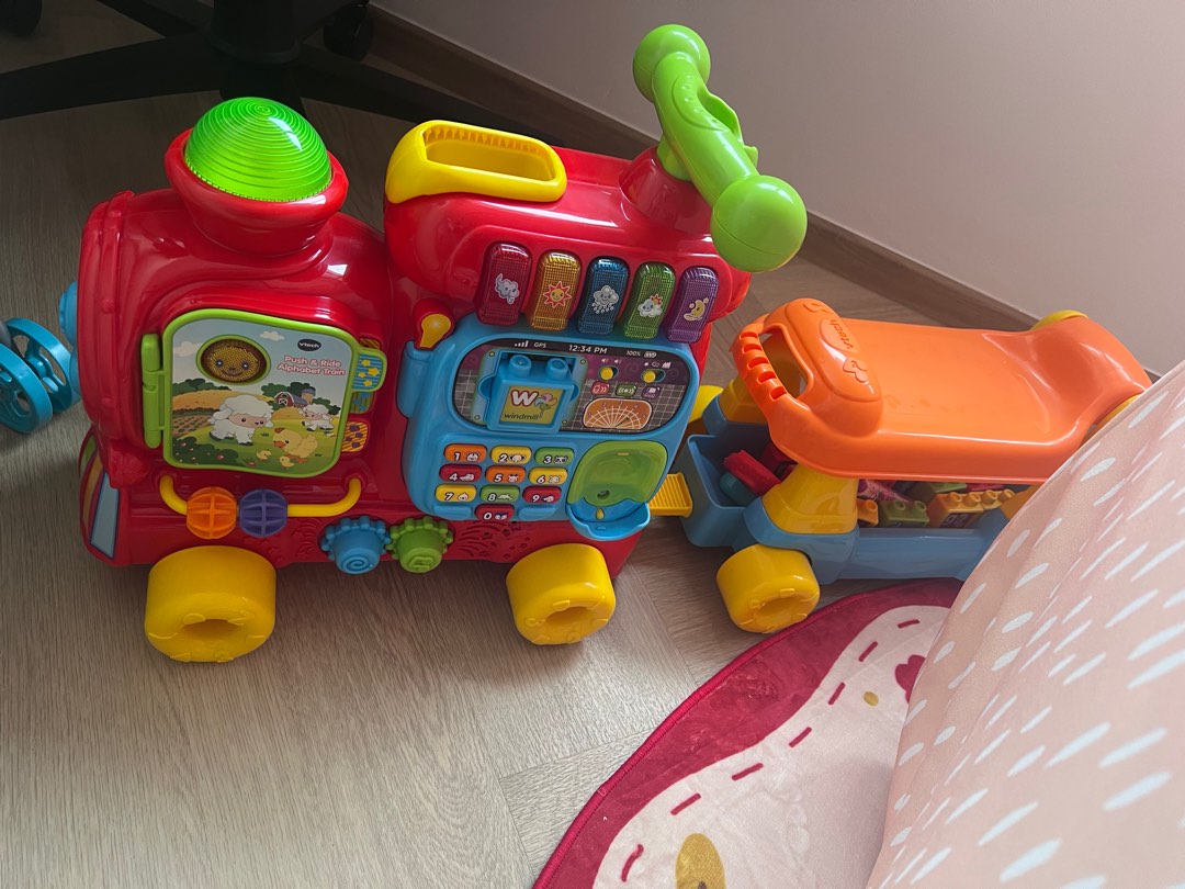V tech train toy, Babies & Kids, Infant Playtime on Carousell