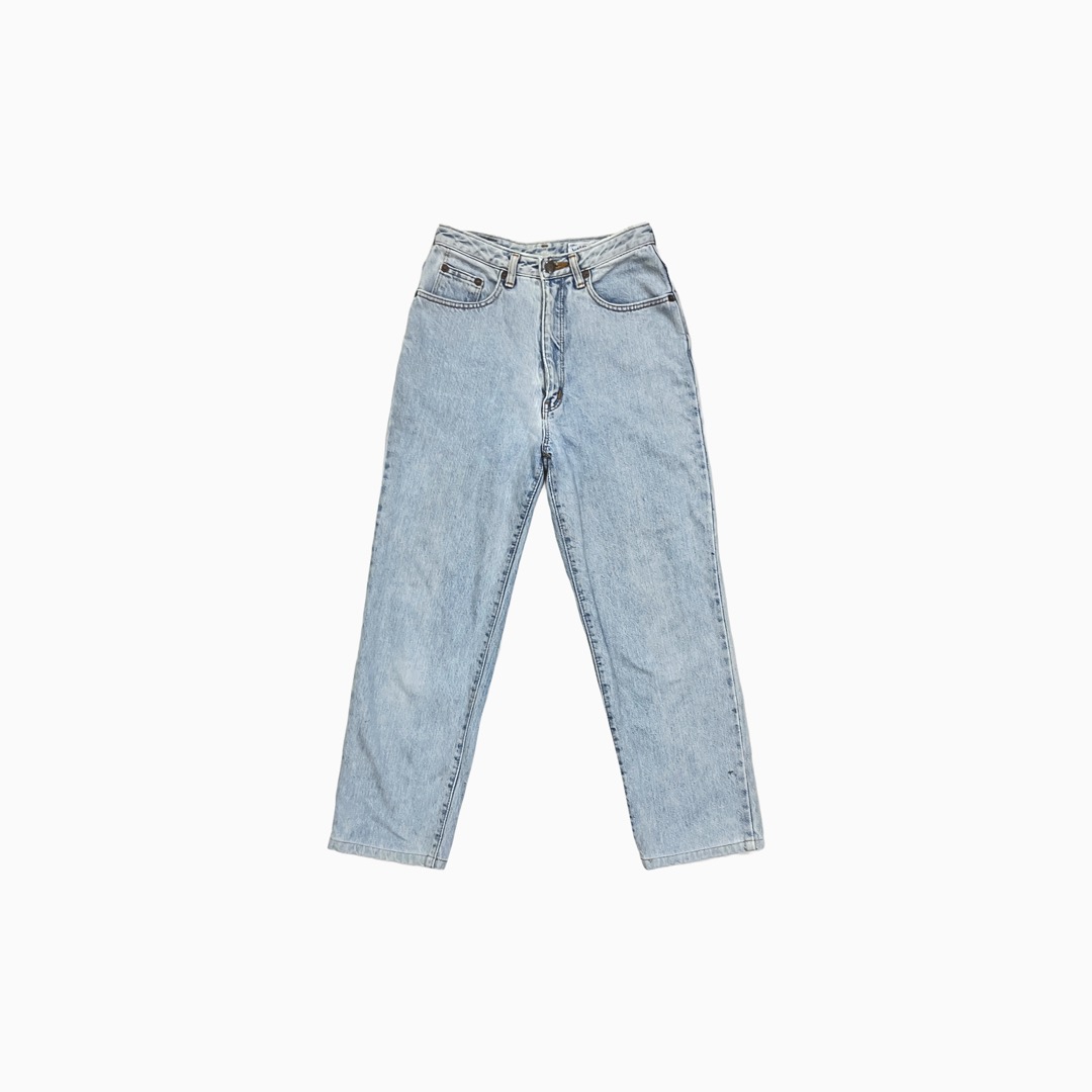 WRANGLER: LADY 90s light blue high-waisted vintage denim mom jeans ...