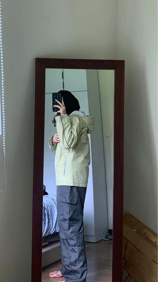 Yellow Hiking Jacket, Men's Fashion, Coats, Jackets and Outerwear on ...