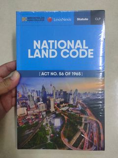 National Land Code 1965 [Act 56 of 1965] & Regulations, Hobbies & Toys ...