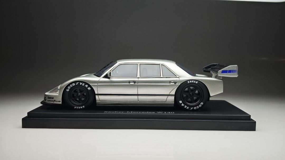 1/43 Autocult Sauber Mercedes w126 w140 concept model of year RARE, 興趣及 ...
