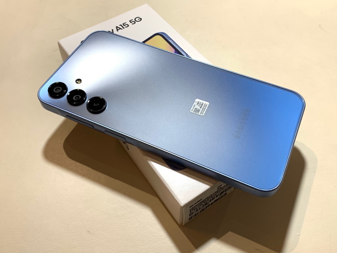 2023 Samsung A15 128G 星河藍 原廠保固中, 手機及配件, 手機, Android 安卓手機, Samsung 三星在旋轉拍賣