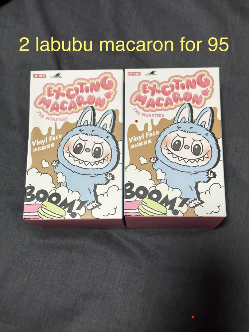 2 labubu Macaron blind box, Hobbies & Toys, Toys & Games on Carousell