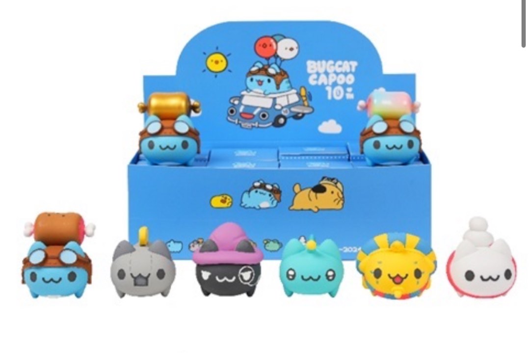 台灣直送🍄貓貓蟲 咖波 咖波貓蟲世界探險公仔 Bugcat Capoo 十周年 擺設 10週年 探險公仔 盲盒 咖波屋 代購, 預購 - Carousell